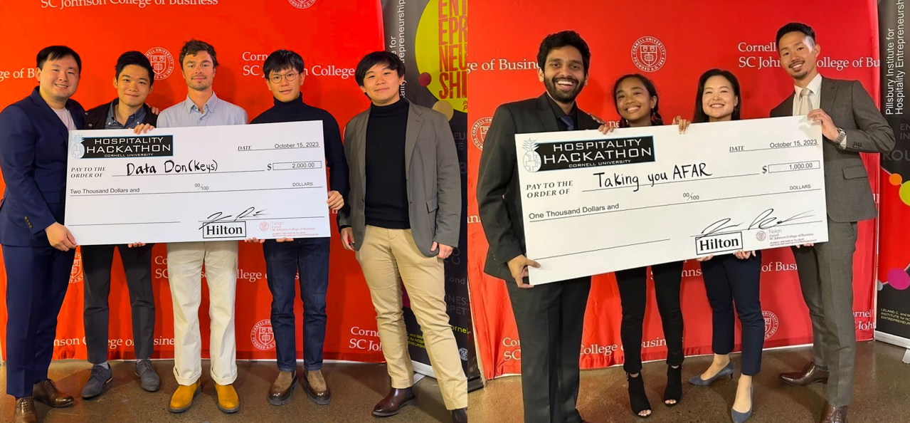 Kyoto-Cornell Collaborative Degree Students win the First and Second Places in Cornell ...